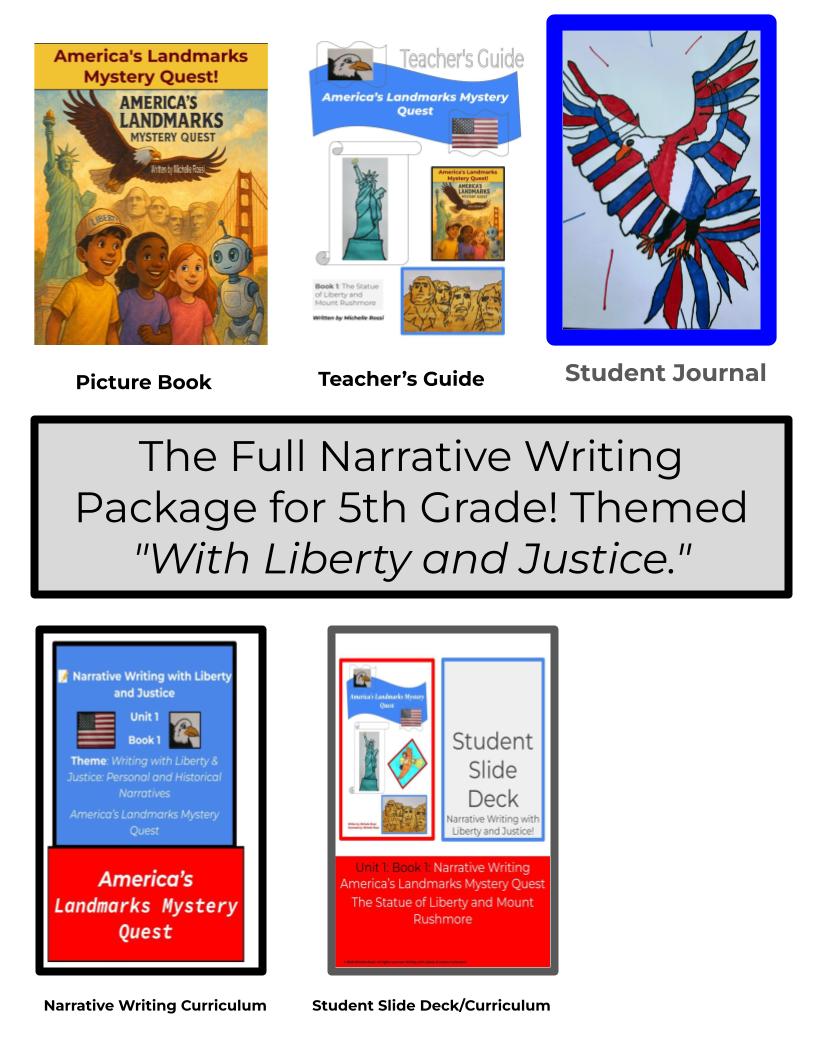 Welcome to the Writing with Liberty and Justice Curriculum! – America's Landmarks Mystery Quest
